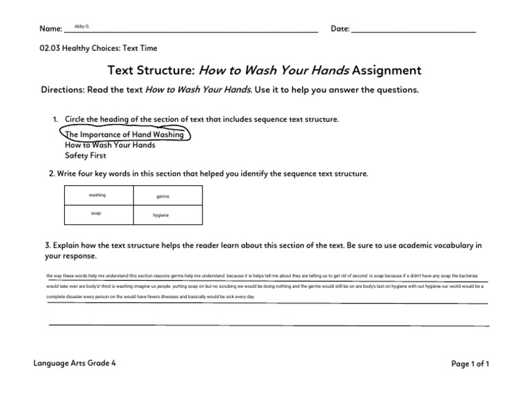 Kami Export Ela g4 02 03 08 02 Text Structure How To Wash Your Hands ...