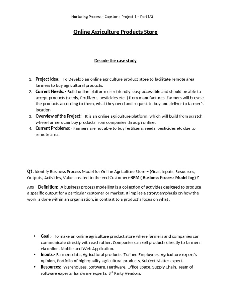 Capstone - Project Part 1 - COEPD | PDF | Scrum (Software Development ...