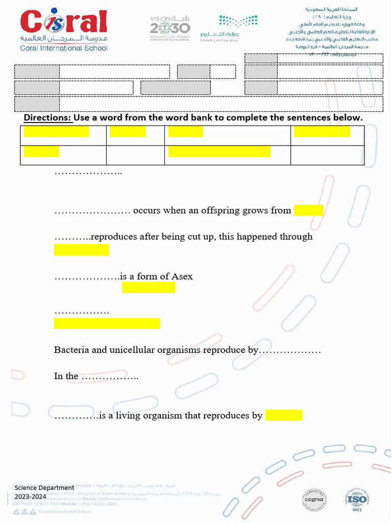 GR 6 U2-M2-L2-Types of Reproduction Ws | PDF