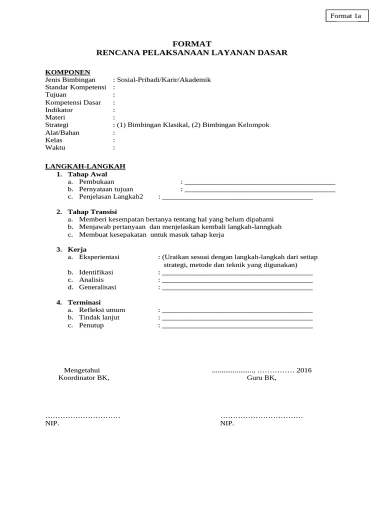 Format RPL Dasar | PDF