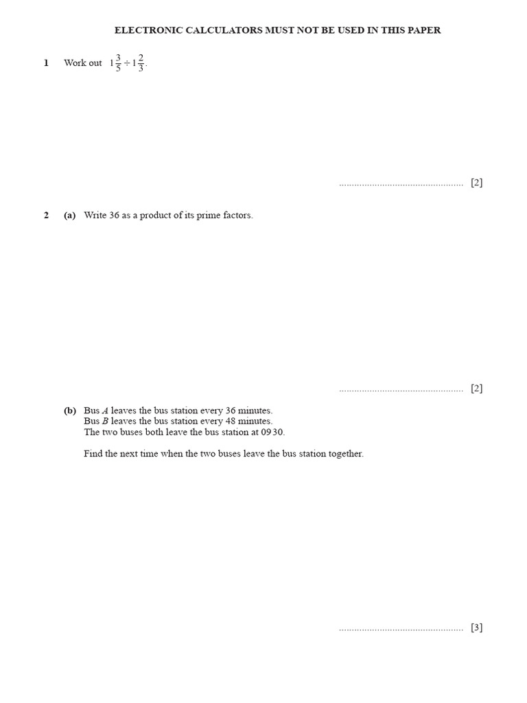 Non Calc Paper December Exam 2024 Grade 9 | PDF | Euclidean Geometry ...