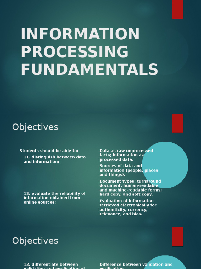 SO 11 - 15 Information Processing | PDF | Point Of Sale | Payroll