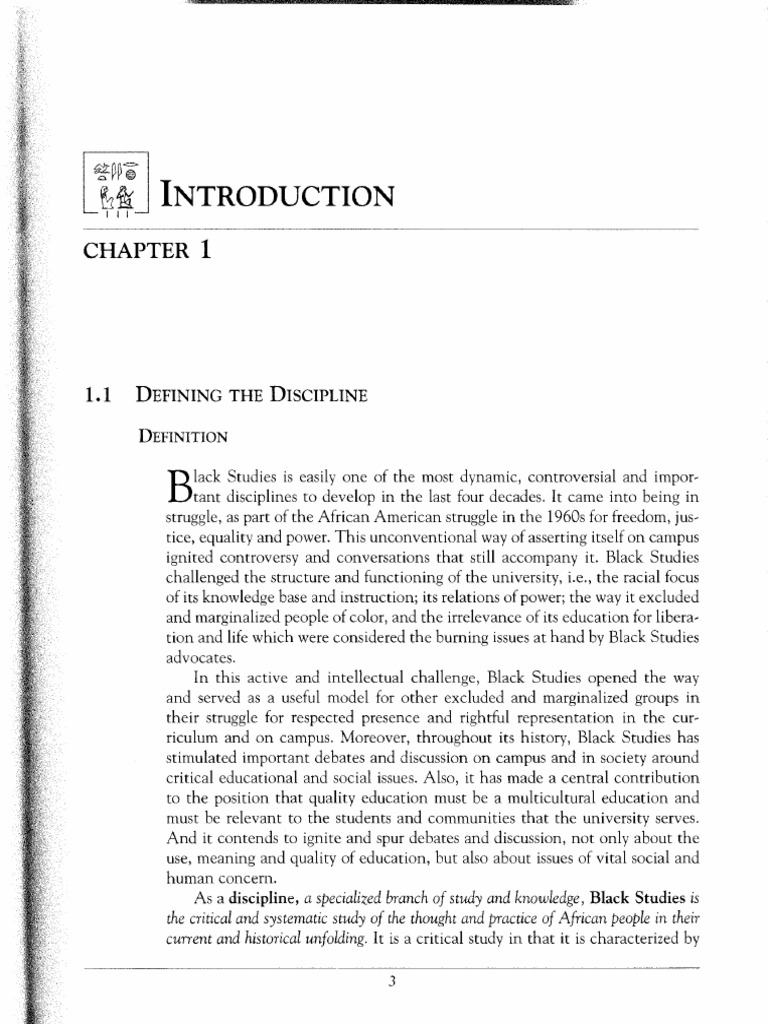 AFAM 111 VCU Karenga Chapter 1 | PDF