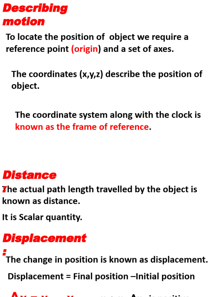 3 - Motion in A Straight Line. | PDF | Velocity | Applied And ...