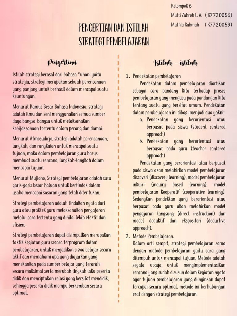 Pengertian Dan Istilah | PDF