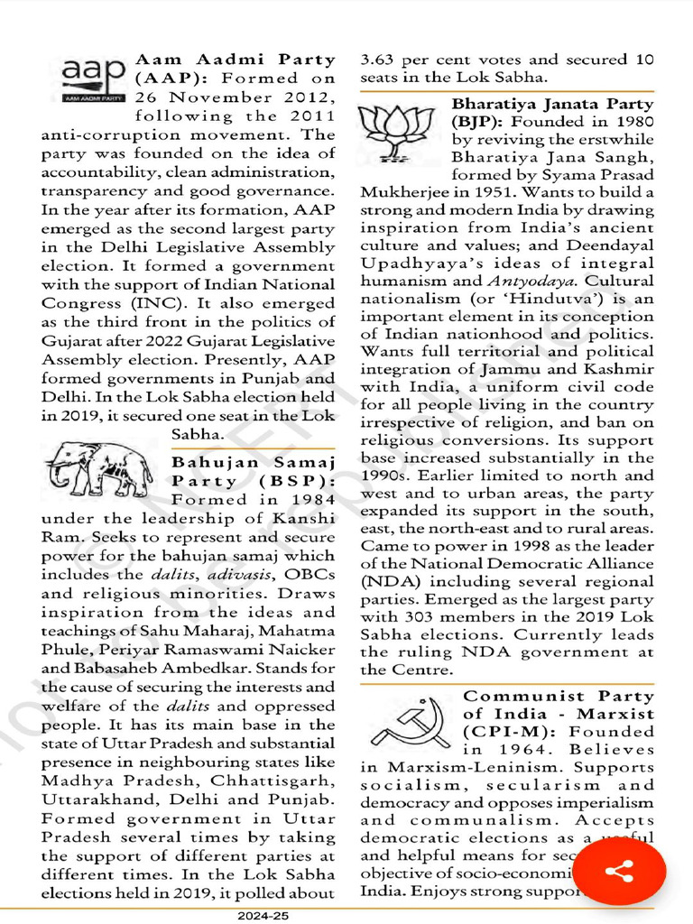 SST-political Parties Changes | PDF