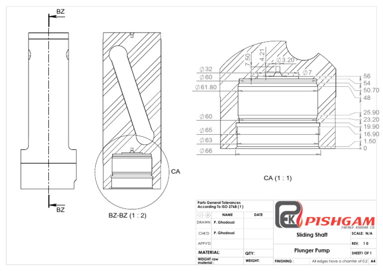 Sliding Shaft Plunger Pump: Qty: Material | PDF | Hydraulics ...