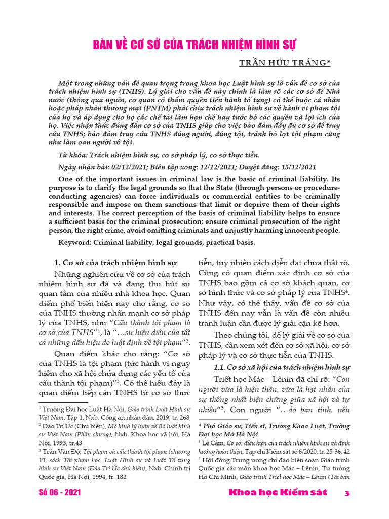TCKHKS+so+6.2021 Tran+Huu+Trang | PDF