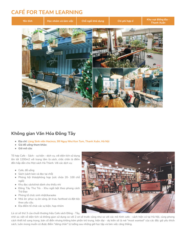 Café For Team Learning | PDF