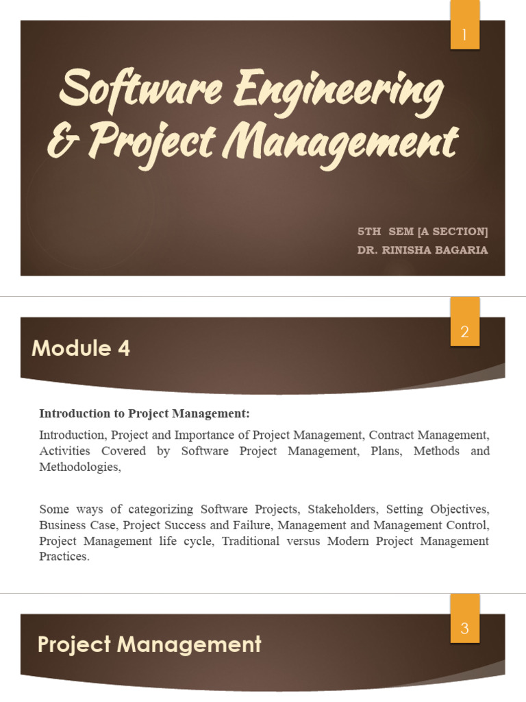 SE_Module_4.pptx (1) | PDF | Software Development Process | Project Management