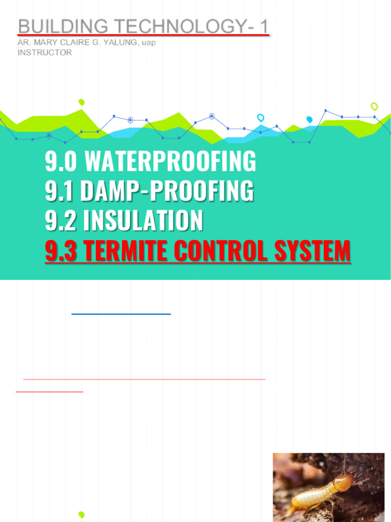 BT1 - 9.3 Termite Control Systems | PDF | Wood | Building Engineering