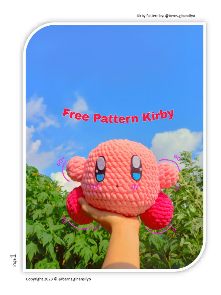 Kirby_Pattern. ernsginansi | PDF | Crochet | Yarn