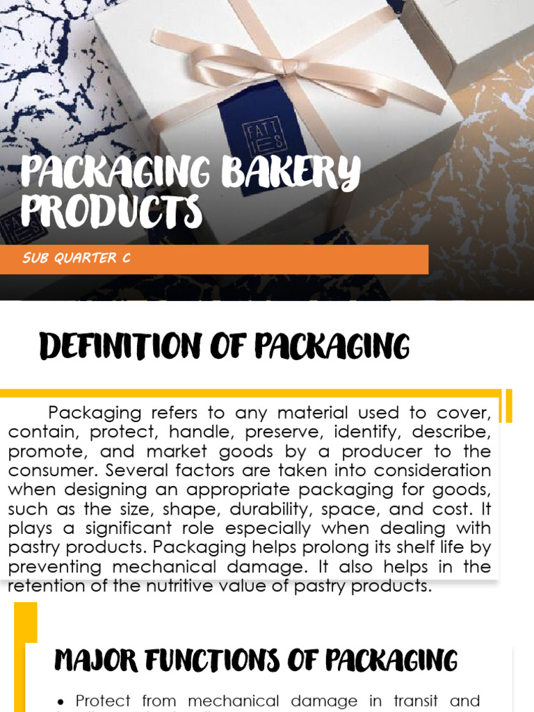 Bakery Products Packaging Overview | PDF | Packaging And Labeling | Breads