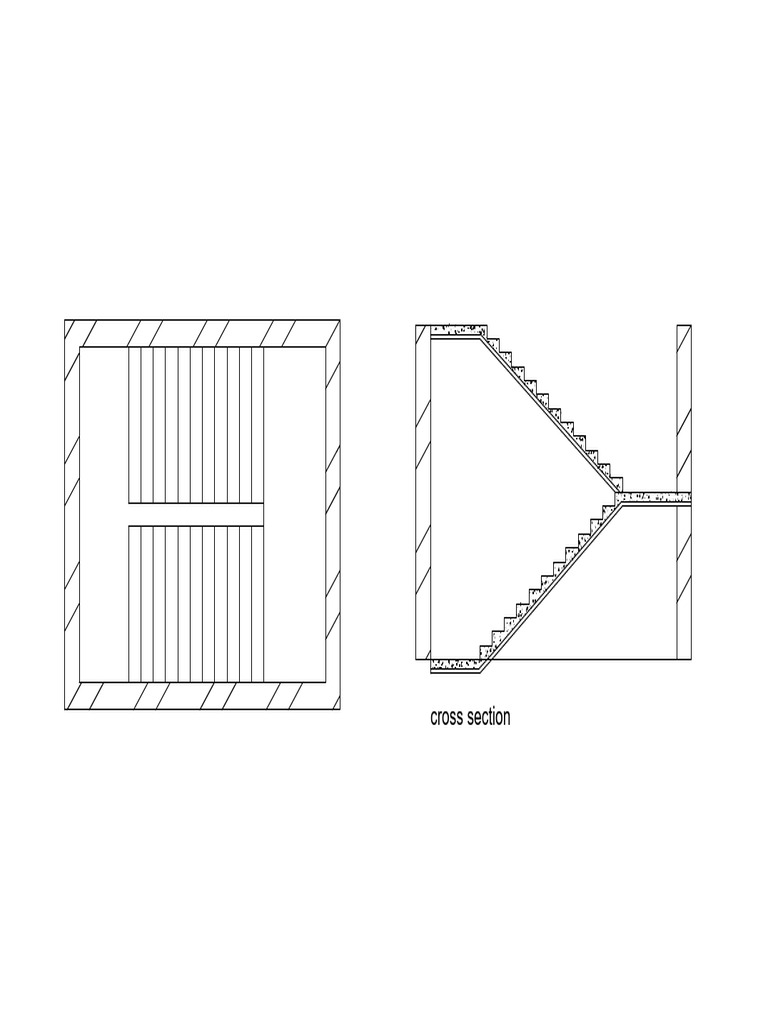 Staircase Drawing-Model 1 | PDF