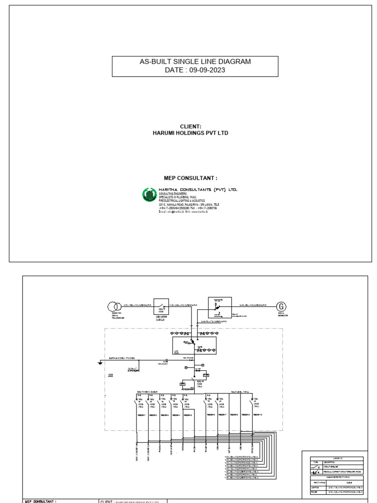 Annexture C - Existing SLD | PDF | Electrical Components | Building Engineering