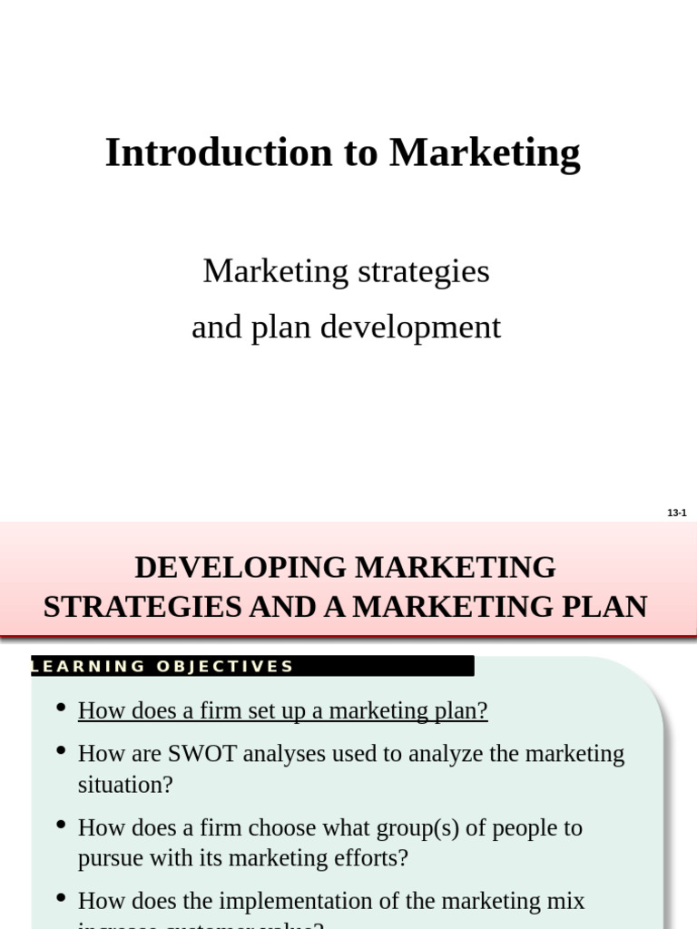Marketing Strategies and Planning Guide | PDF | Market Segmentation ...