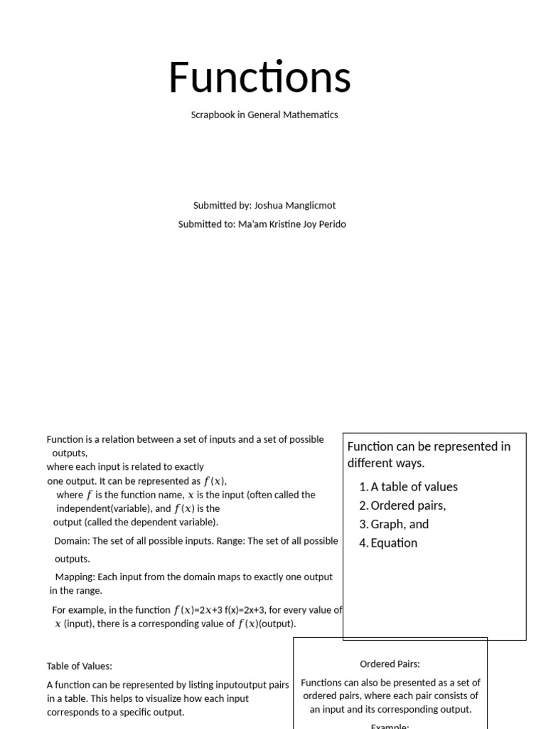 Owa | PDF | Function (Mathematics) | Equations
