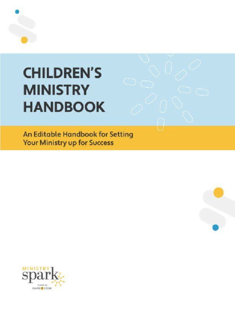 Children S Ministry Handbook | PDF | Infants