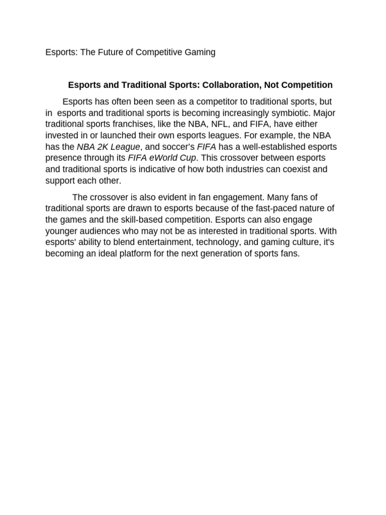 Esports | PDF