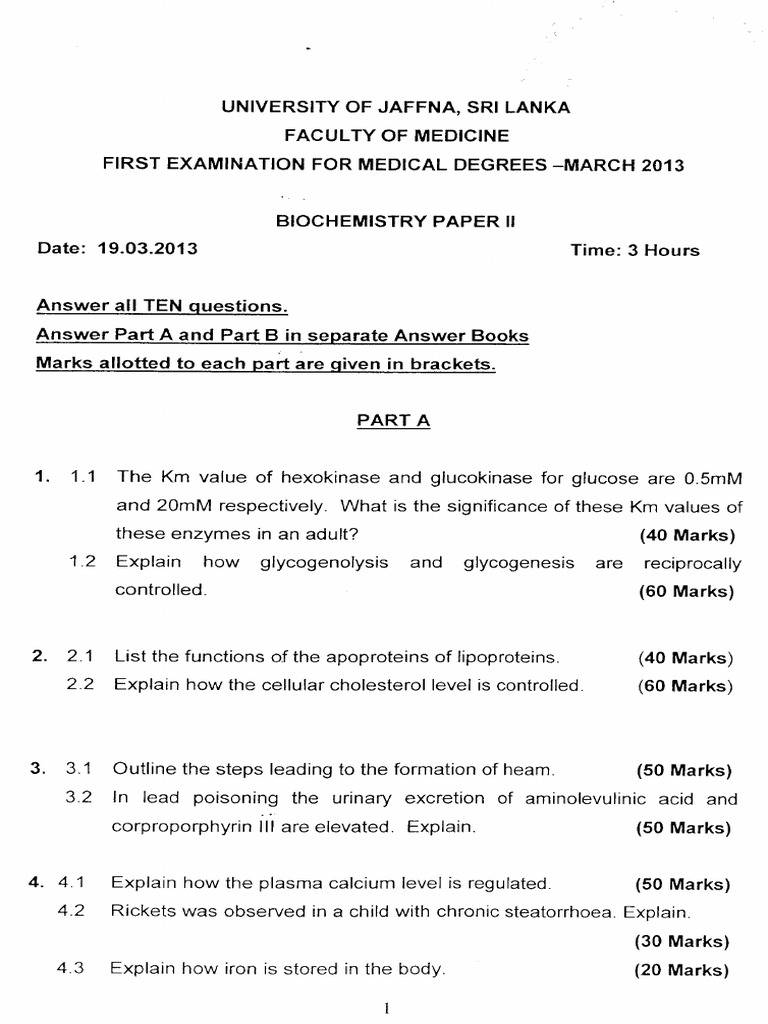 Biochemi 13 March | PDF