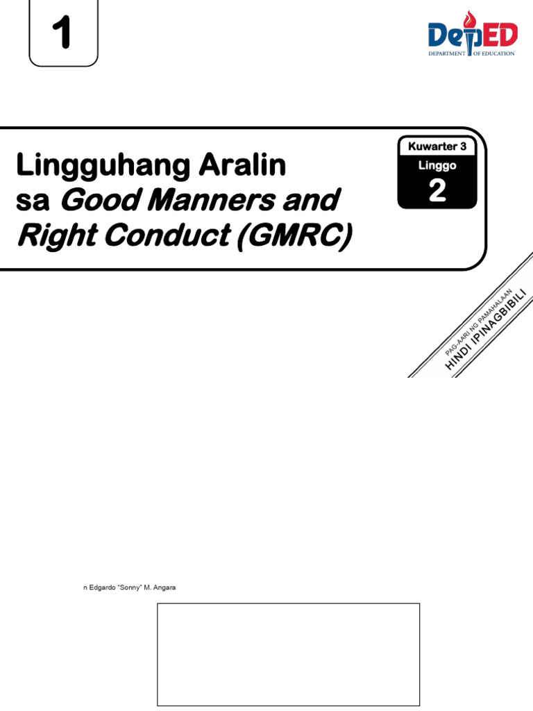 Le - GMRC 1 Q3 - W2 | PDF