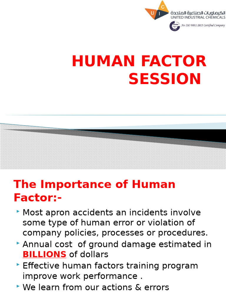 Human Factor Session | PDF