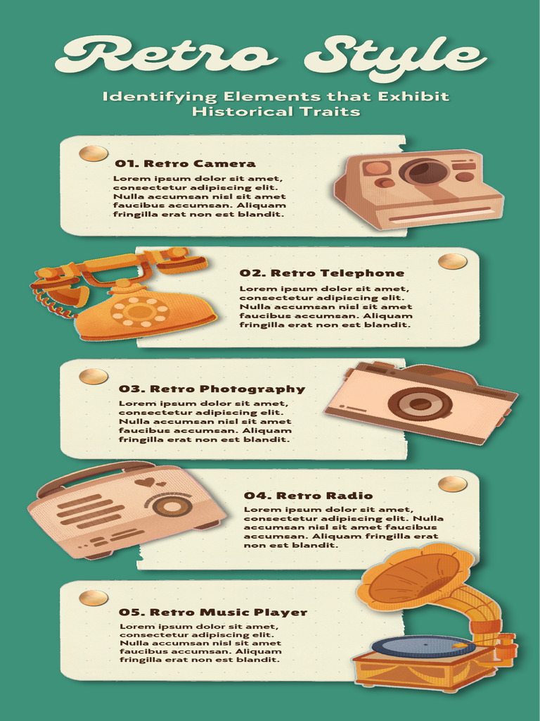 Retro Style Infographic | PDF
