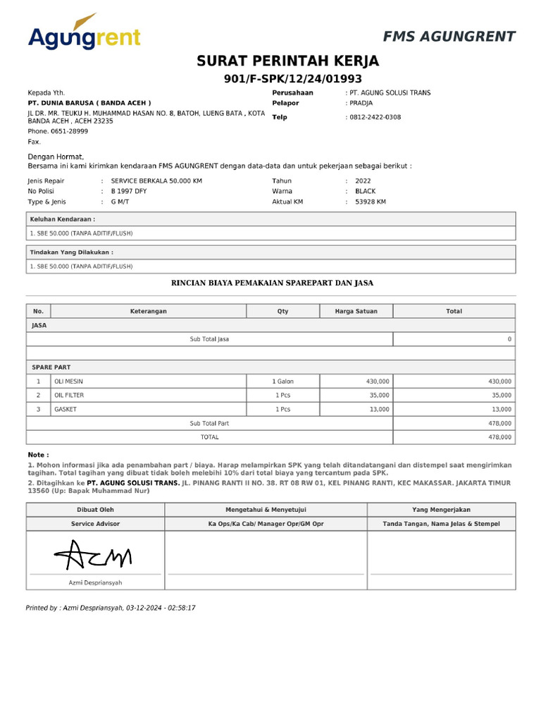 SPK B 1997 Dfy Sbe 50 K | PDF