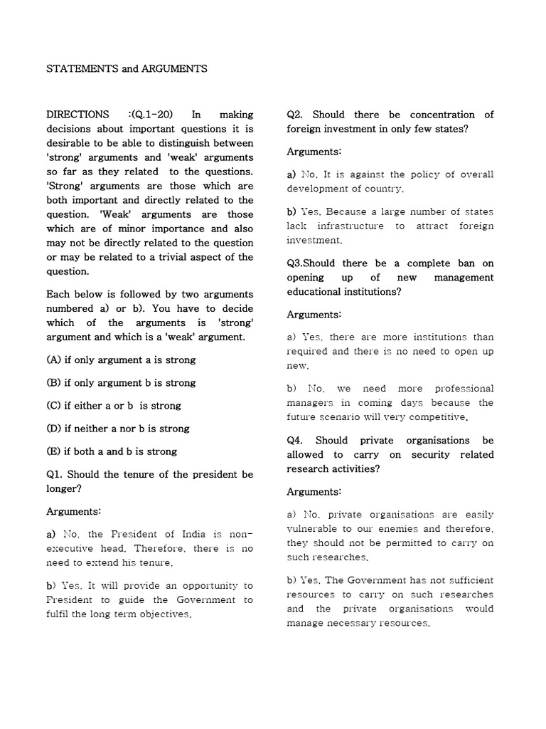 arguments | PDF | Government | Justice