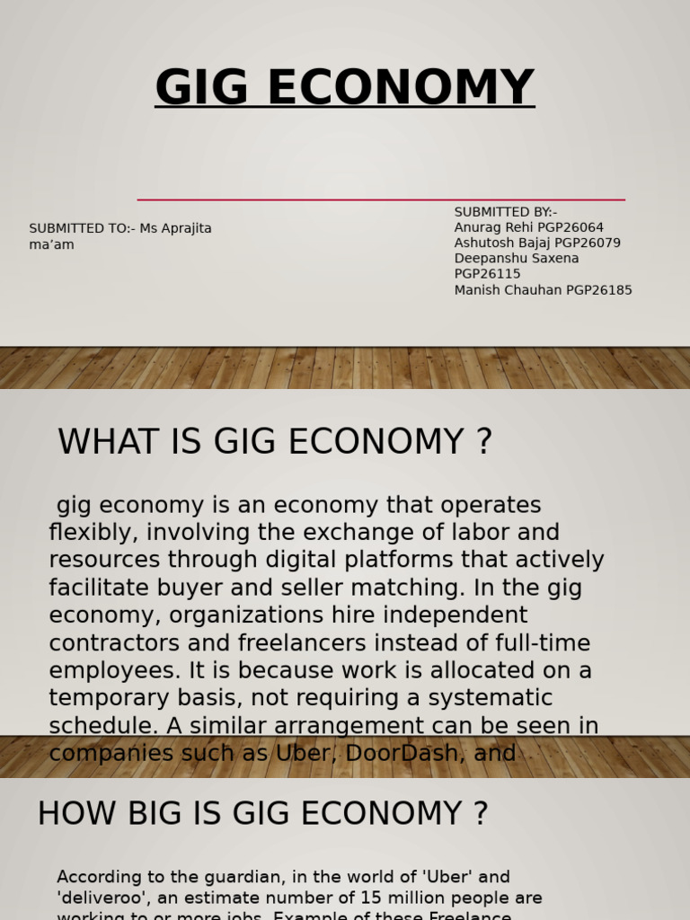 Gig Economy | PDF