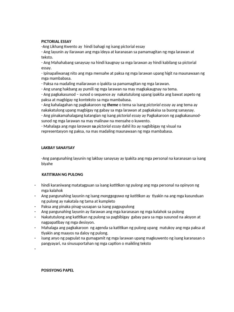 Filipino Sa Piling Larang Pagbabalik Tanaw | PDF