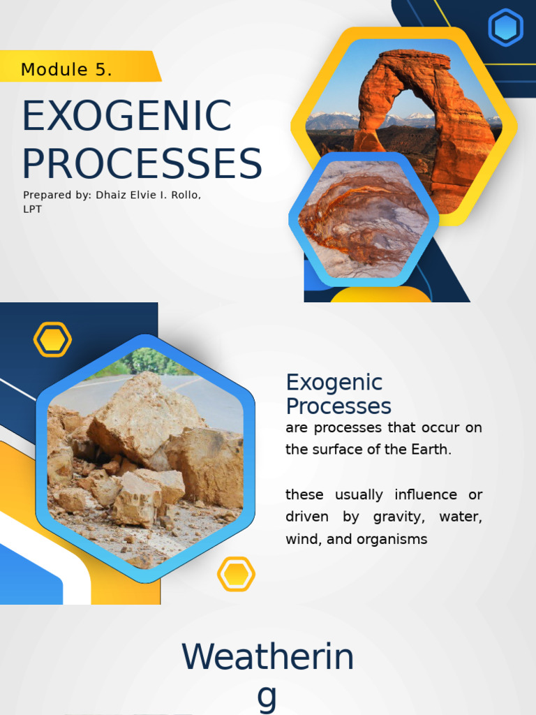 Module 5. Exogenic Processes | PDF | Erosion | Weathering