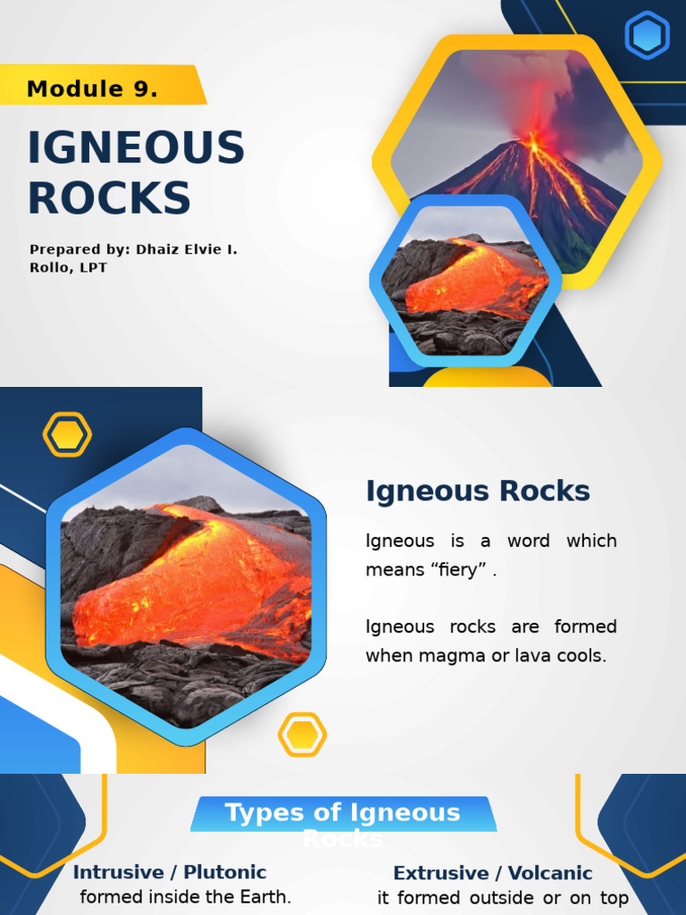 Lesson 9. Igneous rocks | PDF | Igneous Rock | Rock (Geology)