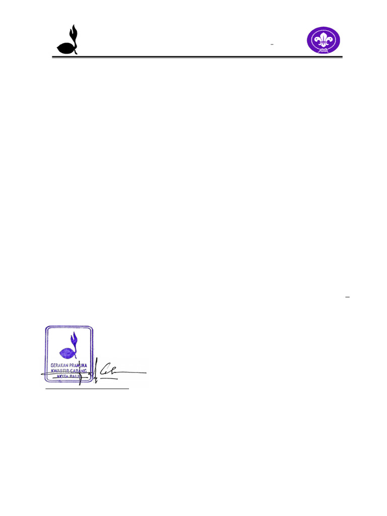 SRT Edaran Rekrutman Anggota Saka POM | PDF