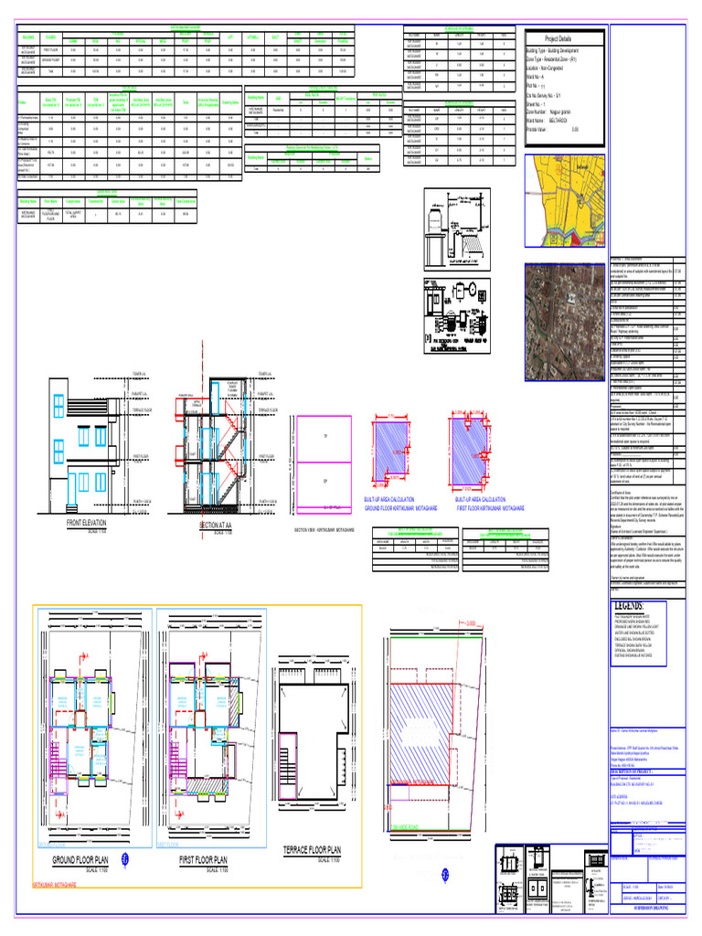 Site Plan for Kirtikumar Motghare | PDF | Water Heating | Building ...
