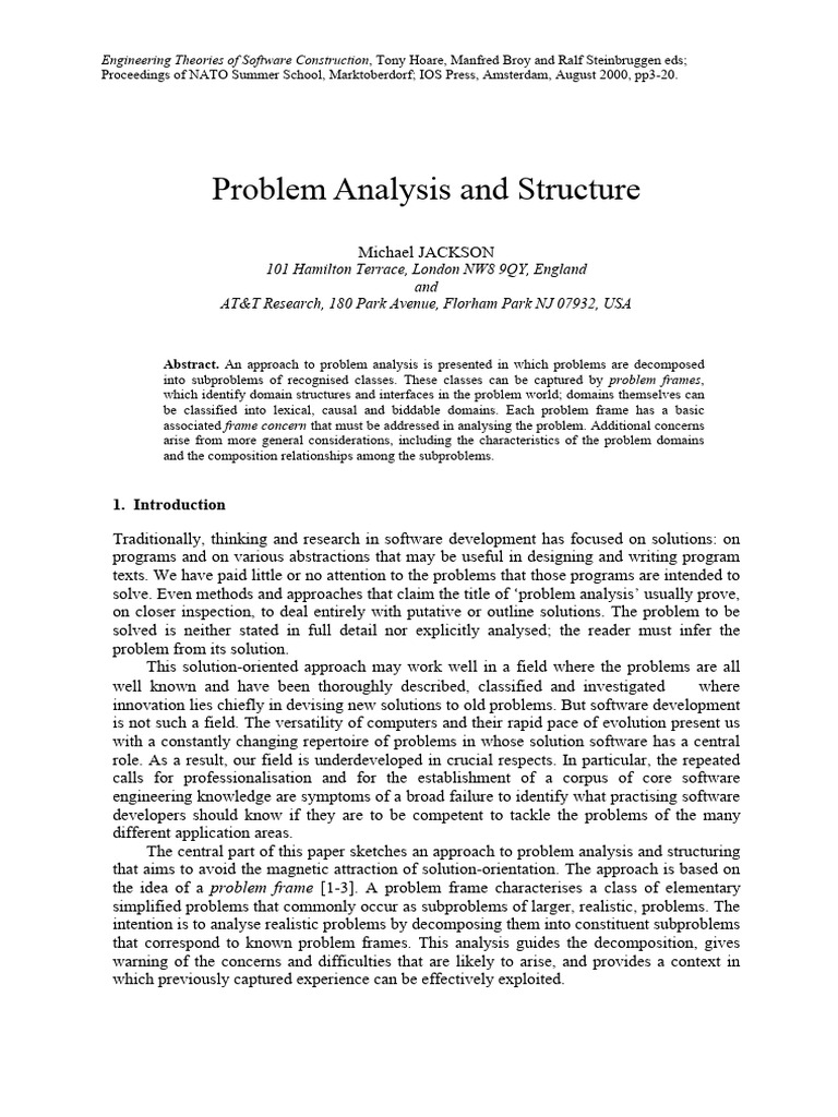 DRJ 10 Module 2 Reading Material - Probelm Structuring | PDF | Computer ...
