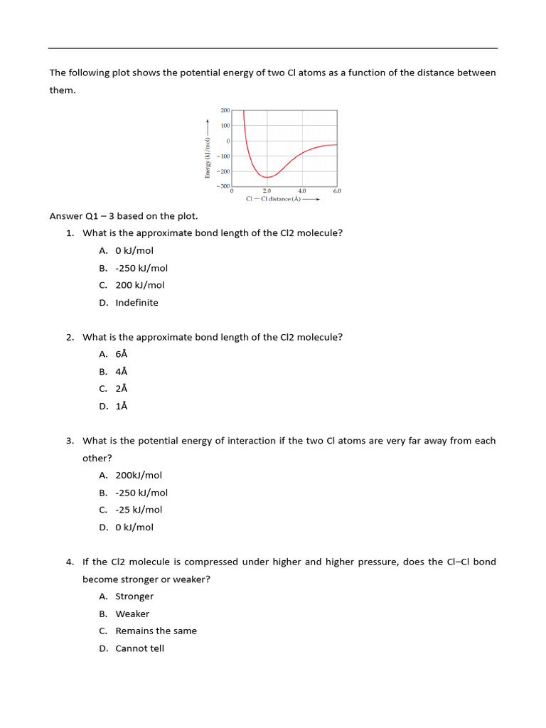 Chemistry HW 4 | PDF