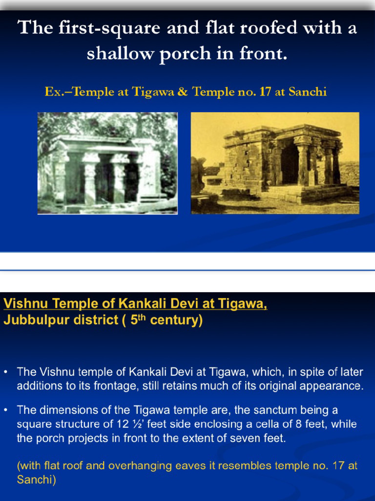 gupta temples ppt | PDF