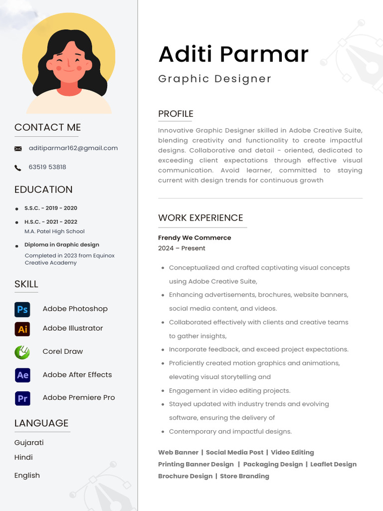 Aditi Parmar CV-1 | PDF