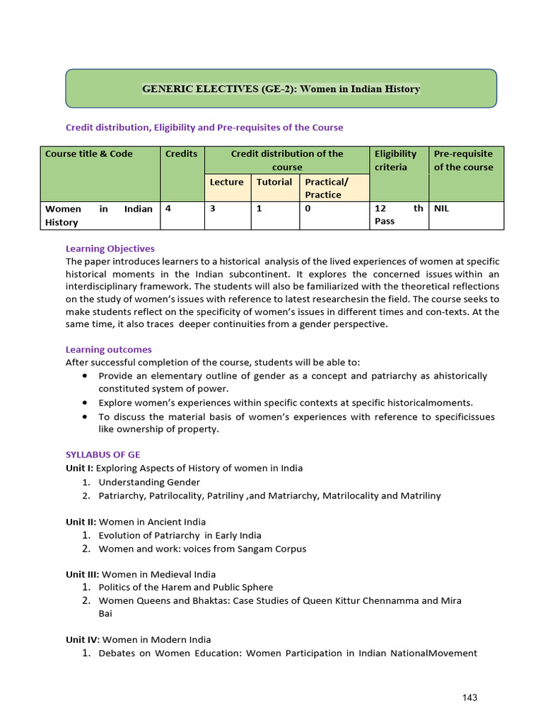 Women in Indian History | PDF | Feminism | Gender Studies