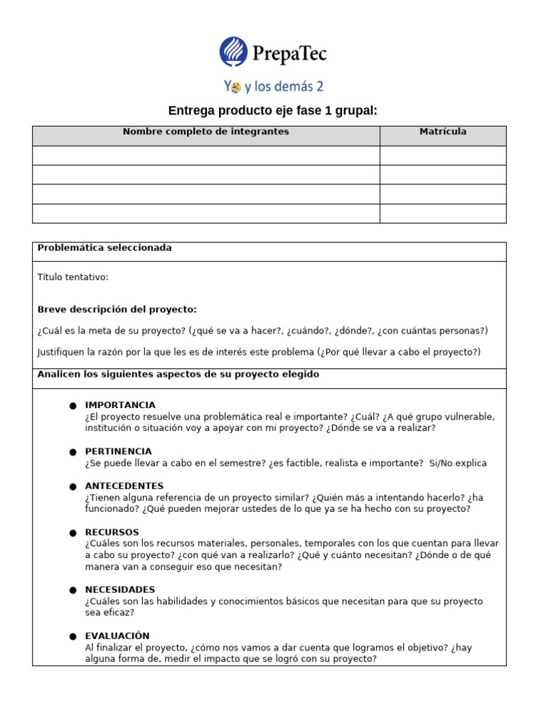 Actividad Eje Fase 1 Grupal | PDF