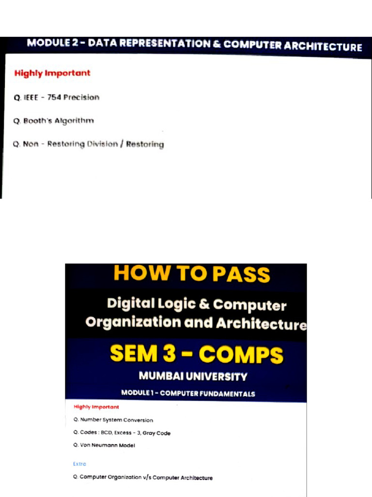 DLCA Imp Questions Each Chapter | PDF
