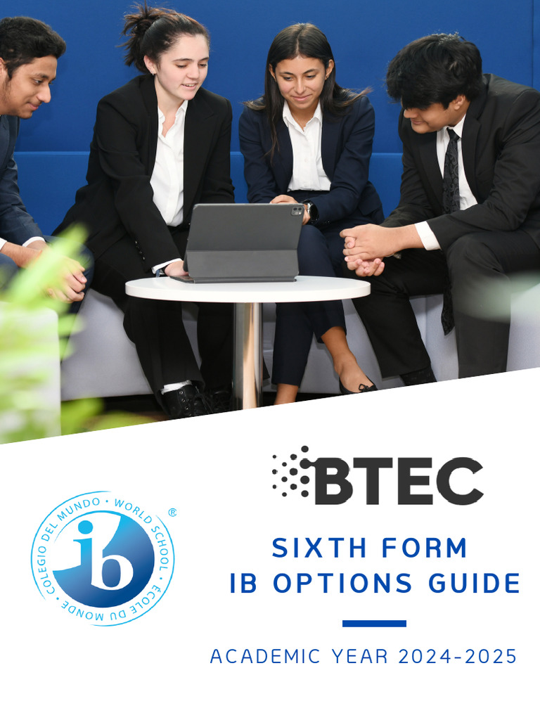 IB Options Booklet 2024-25 | PDF | Qualifications | Educational Stages