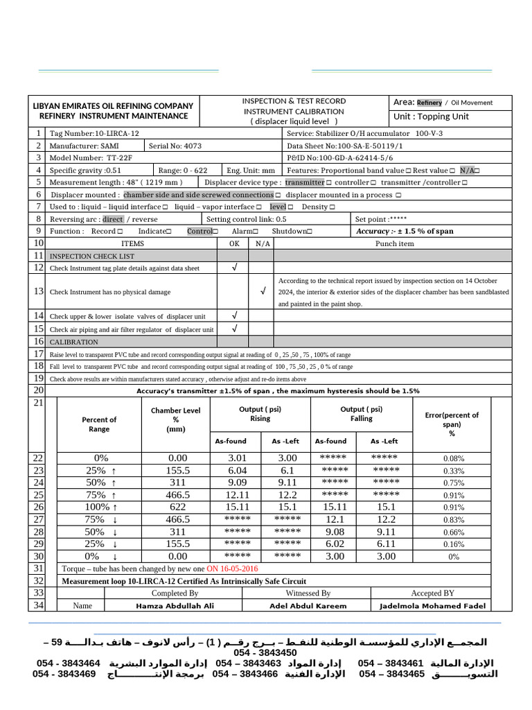 10-LIRCA-12 | PDF | Calibration | Electrical Engineering