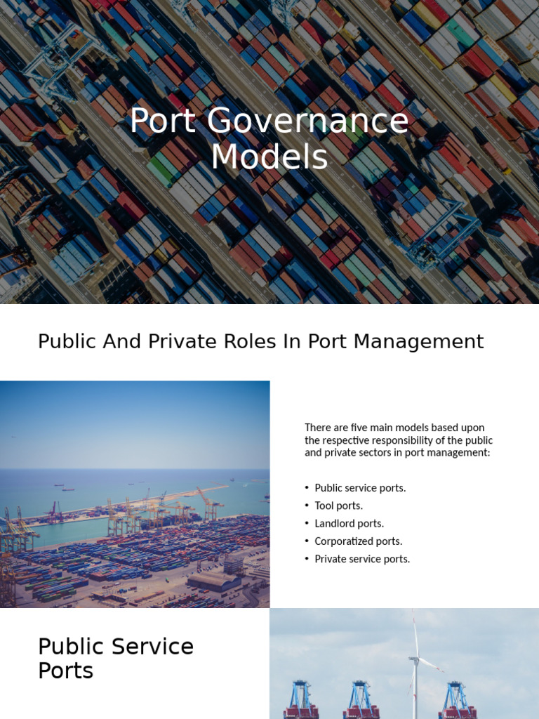 Port Governance Models Explained | PDF | Port | Policy