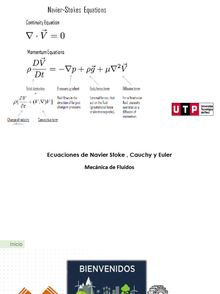 So15 - Ecuaciones de Navier Stoke, Cauchy y Euler | PDF | Viscosidad ...