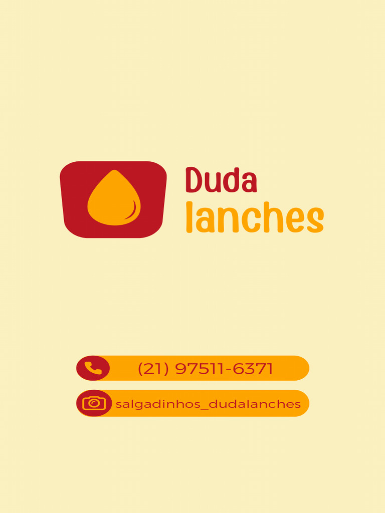 Cardapio Duda Lanches | PDF