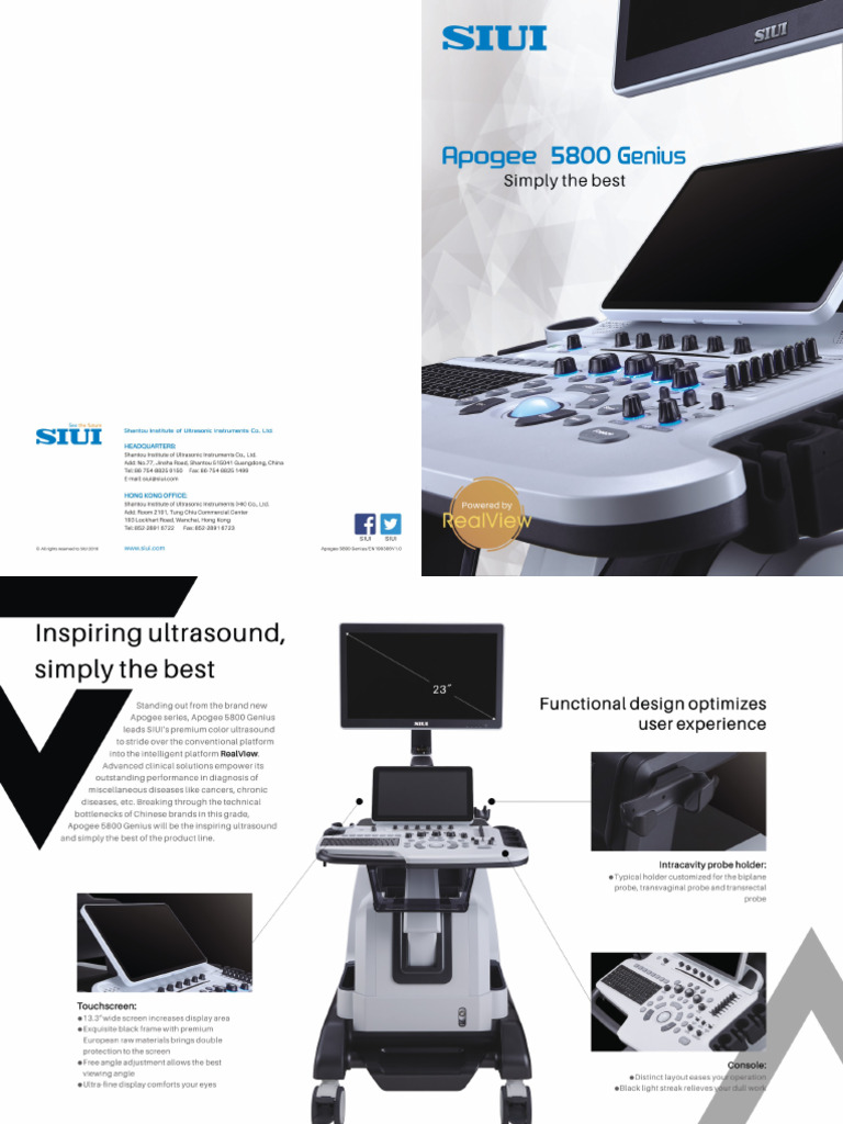 Apogee 5800 Genius | PDF
