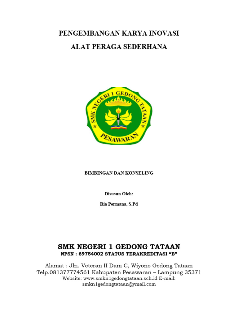 Karya Inovasi Alat Peraga | PDF
