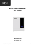 SRNE Inverter User Manual V1.4 | PDF | Power Supply | Power Inverter